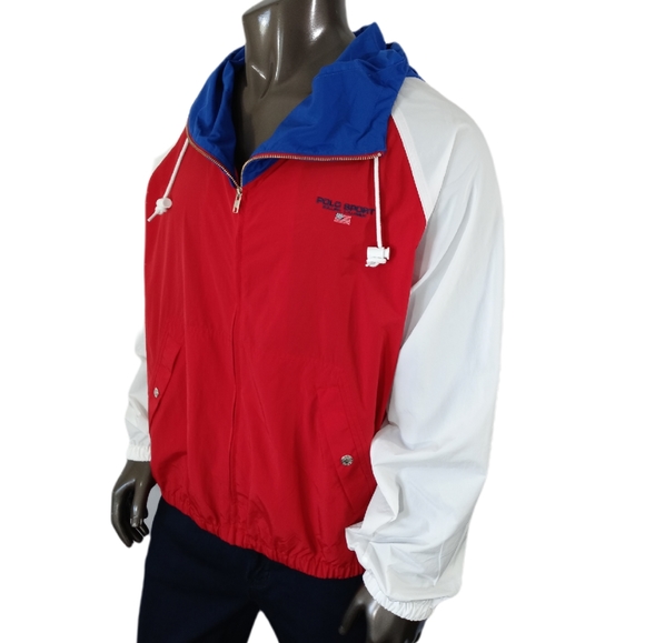 Polo Ralph Lauren | Jackets & Coats | Ralph Lauren Polo Sport Red White ...